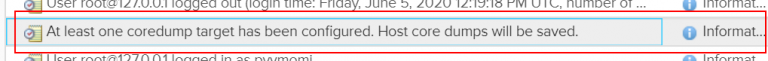 Fixing missing coredumps error in ESXi – That VMware Dude